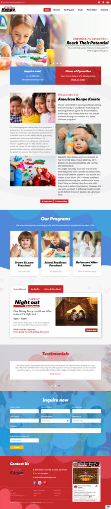 Custom Child Care Website Design Spotlight – Websites for Daycares Blog